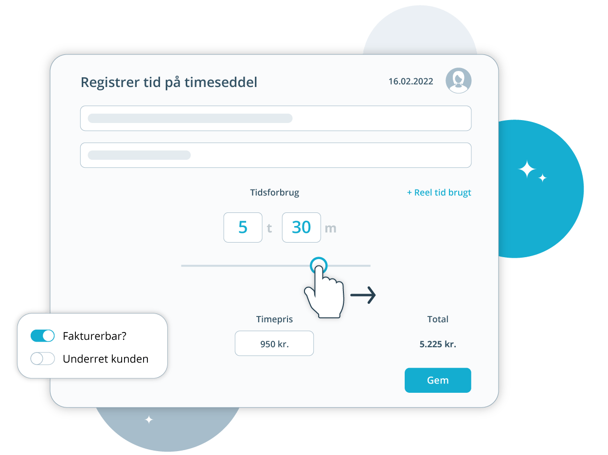 Timeregistreringssystem med præcis & hurtig fakturering - Prøv gratis!